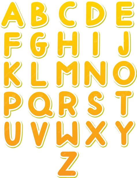 D Letra Amarilla D Letras Amarillas Alfabetos De La A A La Z Abcd
