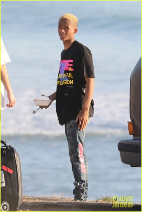 Jaden Smith Shows Off Shirtless Physique For Early Morning Swim Photo