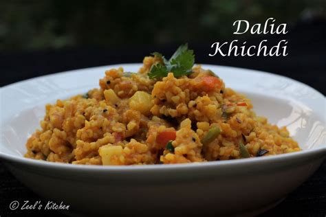 Dalia Khichdi Dalia Moong Dal Khichdi Recipe Zeel S Kitchen