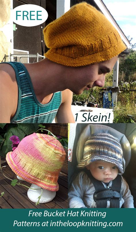 Free Bucket Hat Knitting Patterns In The Loop Knitting