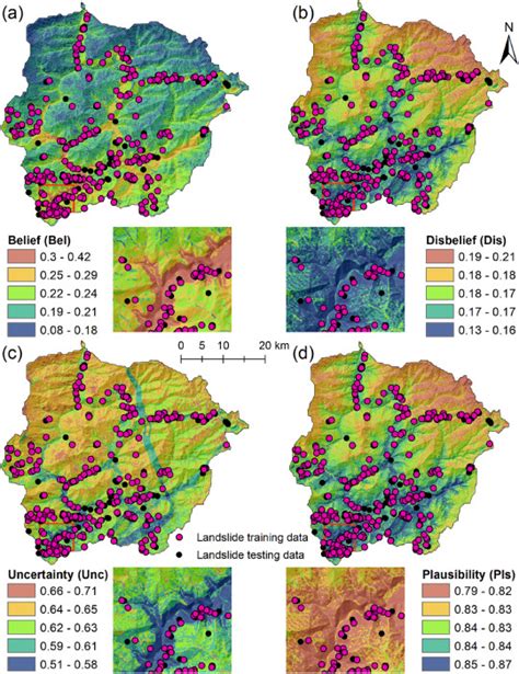 gis based data driven bivariate statistical models for landslide susceptibility prediction in