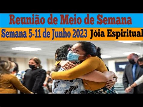Reunião de Meio de Semana Jóia Espiritual Semana 5 11 de Junho 2023