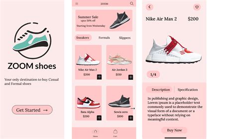 Shoe App Design Figma