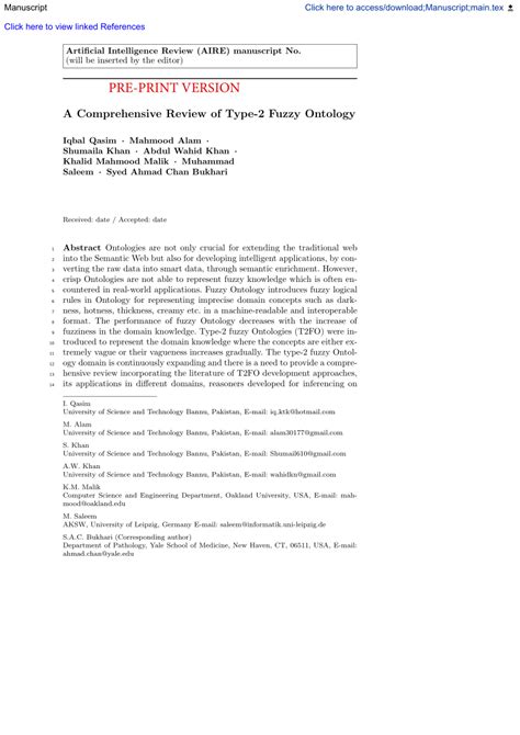 pdf a comprehensive review of type 2 fuzzy ontology pre print version