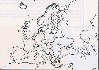 Cartina Muta Europa Politica Da Colorare Cartina