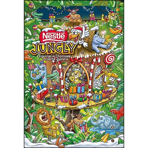 Nestlé Jungly calendario de Adviento de figuritas de chocolate con
