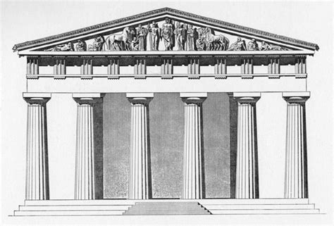 Greek Temple Drawing At PaintingValley Explore Collection Of
