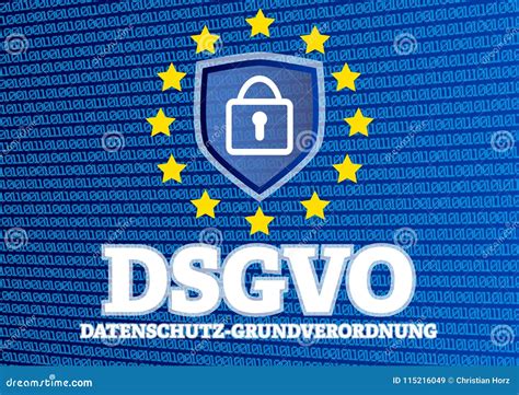 DSGVO Datenschutz Grundverordnung German For GDPR European General