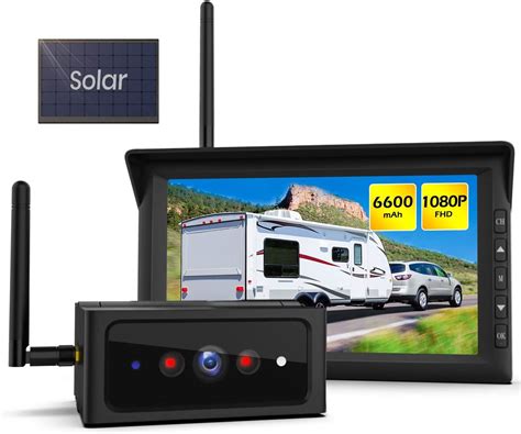 Caméra de recul sans fil à batterie et solaire Le top 5