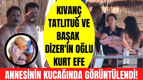 Kıvanç Tatlıtuğ Başak Dizer çiftinin oğulları Kurt Efe ilk kez