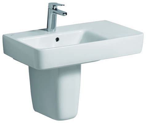 Keramag Geberit Renova Compact Halbsäule Weiß Alpin 296250000