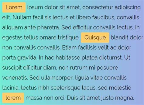 Fast Word Highlighting Plugin JQuery Highlight Js Free JQuery Plugins