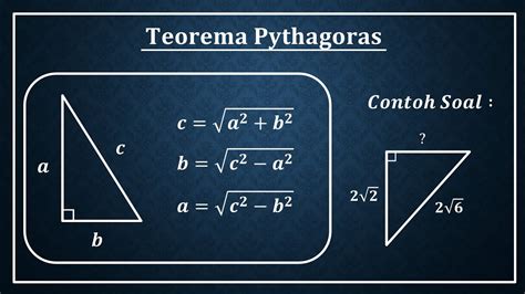 Contoh Soal Teorema Pythagoras Dan Cara Penyelesaiannya YouTube