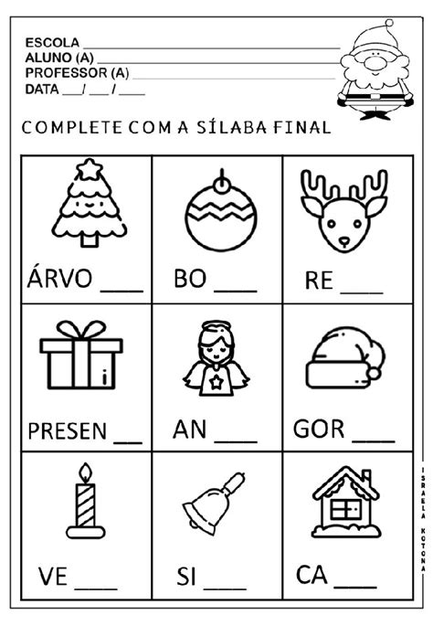 51 Atividades de Natal para Educação Infantil para Imprimir Grátis