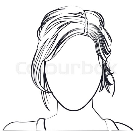 Silhouette Faceless Woman Fashion Stock Vector Colourbox