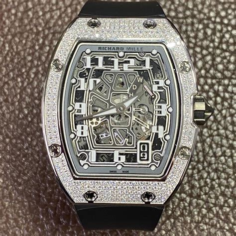 Richard Mille New Rm 67 01 Extra Flat White Gold Full Set In Hong