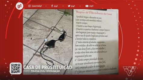 Vídeo G1 em 1 minuto Santos Polícia descobre casa de prostituição