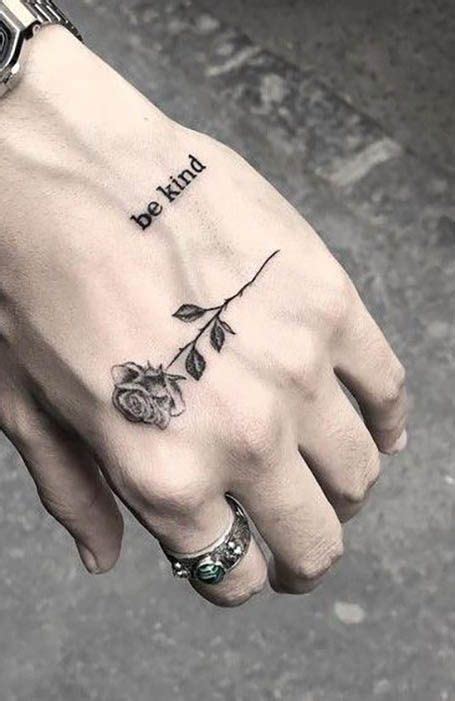 25 Simple Tattoos Ideas For Men Small Hand Tattoos Hand Tattoos For