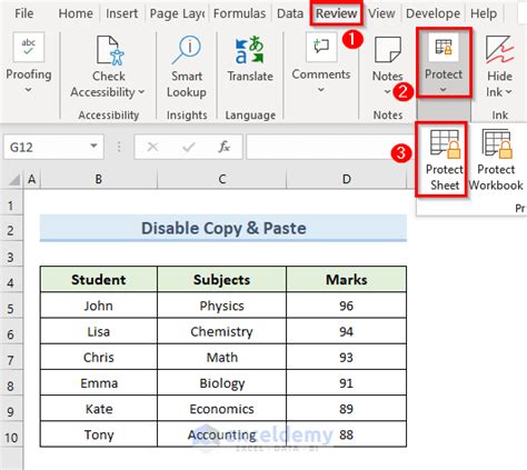 How To Disable Copy And Paste In Excel Without Macros With 2 Criteria