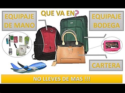 COMO HACER LA MALETA Equipaje de mano y bodega para avión ATUENDOS