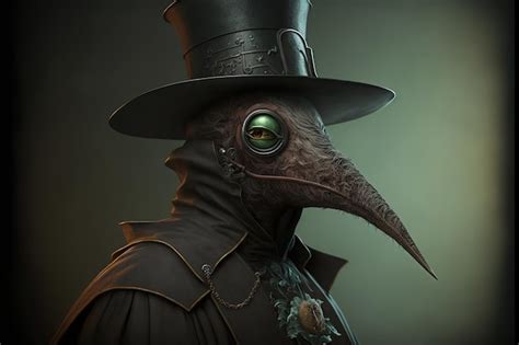 Premium Ai Image Plague Doctor Illustration Generative Ai