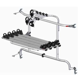 Adventure Rack FIAT Ducato pour 4 vélos EUROCARRY porte vélos sur