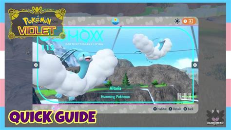 Where To Catch Altaria In The Indigo Disk Pokemon Scarlet Violet