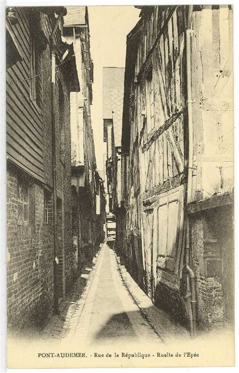 Ressource Pont Audemer Rue de la République Ruelle de l Epée