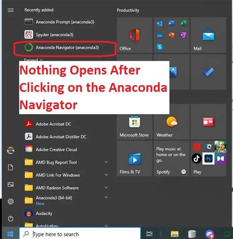 how to fix anaconda doesn t launch issue python in office