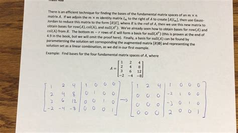 4 9 rank nullity and the fundamental matrix spaces part 2 youtube