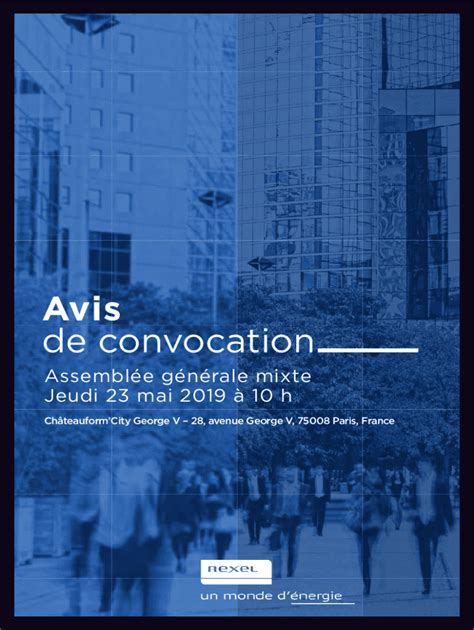 Fillable Online Convocation Assemble Gnrale Tout SavoirConvocationlAG