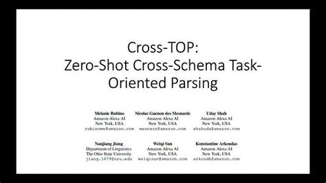 underline cross top zero shot cross schema task oriented parsing