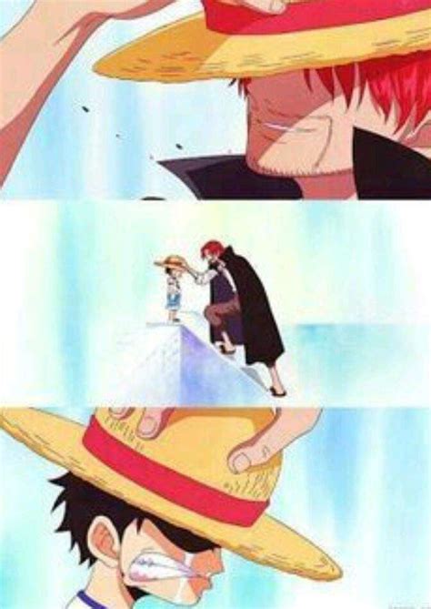 Shanks Le Da Sombrero De Paja A Luffy Arte Tributo A One Piece Arte Anime Amino Amino