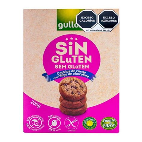 Galleta Gullón Diet Nature mini chips choco sin gluten 200 g Walmart