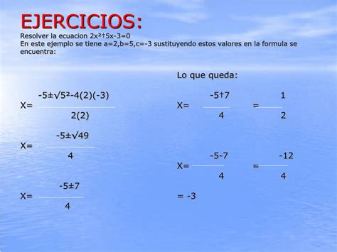 PPT ECUACIONES DE SEGUNDO GRADO Definiciones PowerPoint Presentation