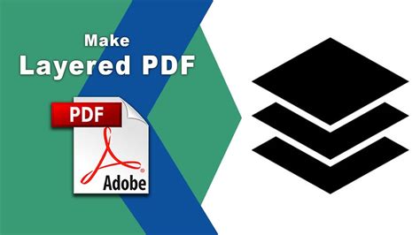 how to make a layered pdf using adobe acrobat pro dc youtube