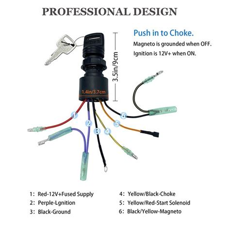 Yamaha Outboard Ignition Switch Diagram