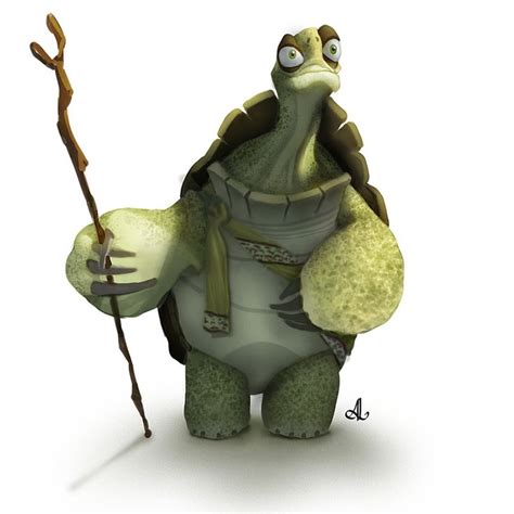 ArtStation Master Oogway Digital Painting Study Assis Leite Kung