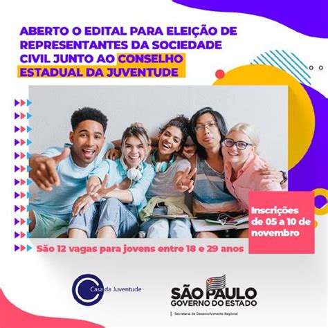 Desenvolvimento Regional abre inscrições para jovens representarem a