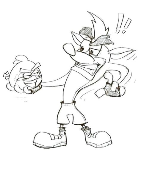 Desenhos de Crash Bandicoot para colorir 100 imagens impressão grátis