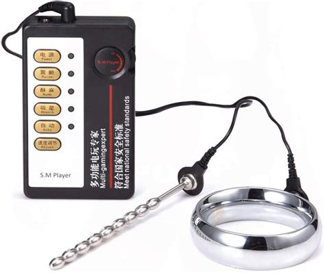 Jinqian Elektrosex Toys Penisgewichtsring Aus Edelstahl Elektro Shock