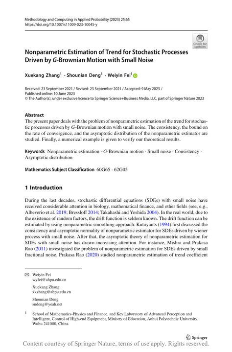 nonparametric estimation of trend for stochastic processes driven by g brownian motion with