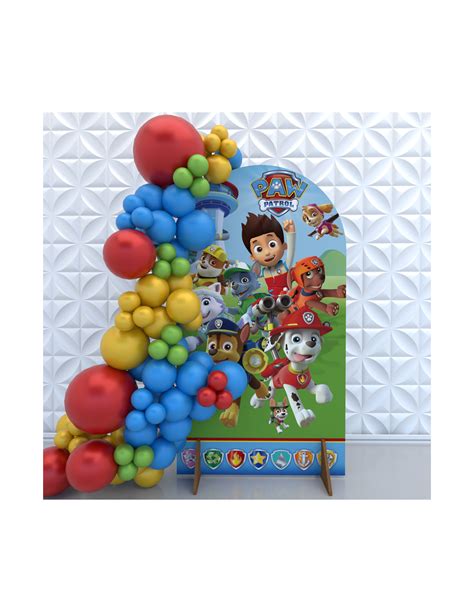 Painel Romano Tecido Sublimado X Patrulha Canina Decora O