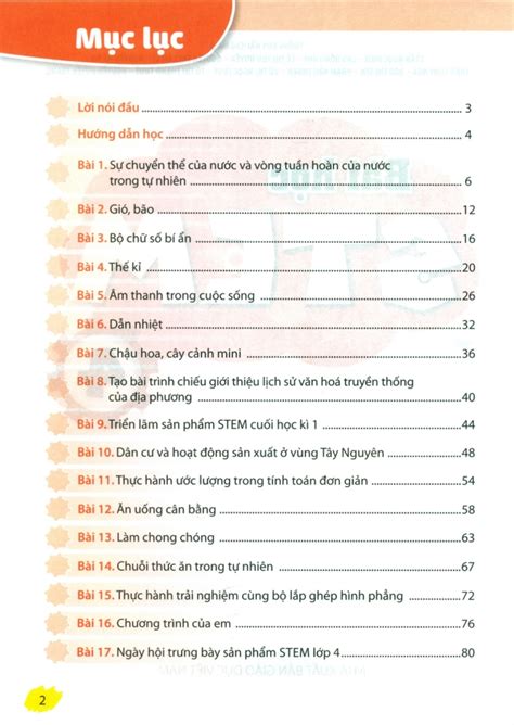BÀI HỌC STEM LỚP 4