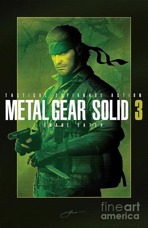 Metal Gear Solid 3 Naked Snake Painting By Bailey Watson Pixels