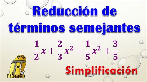Reducci N De T Rminos Semejantes En Un Polinomio Ejercicio Youtube