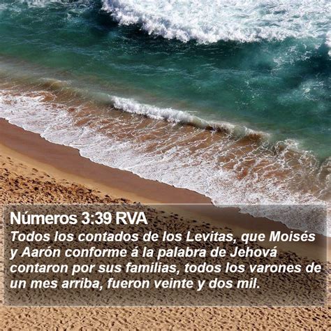 Números 3 39 RVA Todos los contados de los Levitas que Moisés y