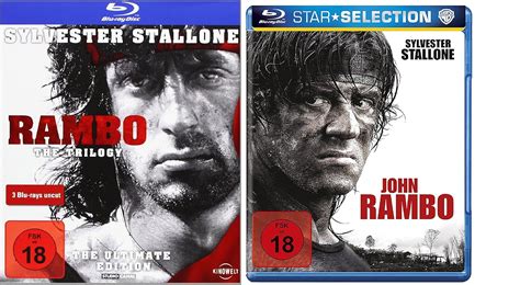 Rambo The Trilogy The Ultimate Edition Uncut Blu Ray Und John