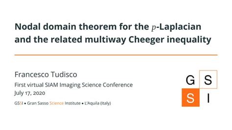 nodal domain theorem for the p laplacian on graphs and the related multiway cheeger inequality ppt