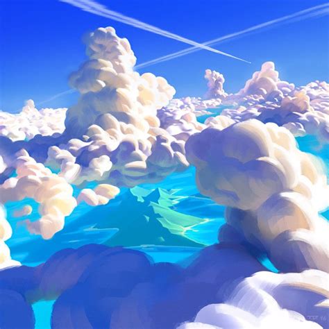 ArtStation Cloudy Clouds Thorsten Denk Cloud Art Cloud Digital